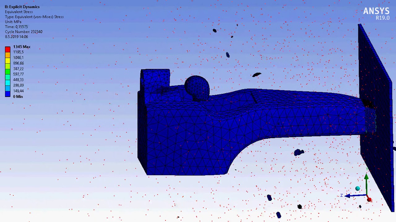 F1 Crash Test With Ansys - YouTube
