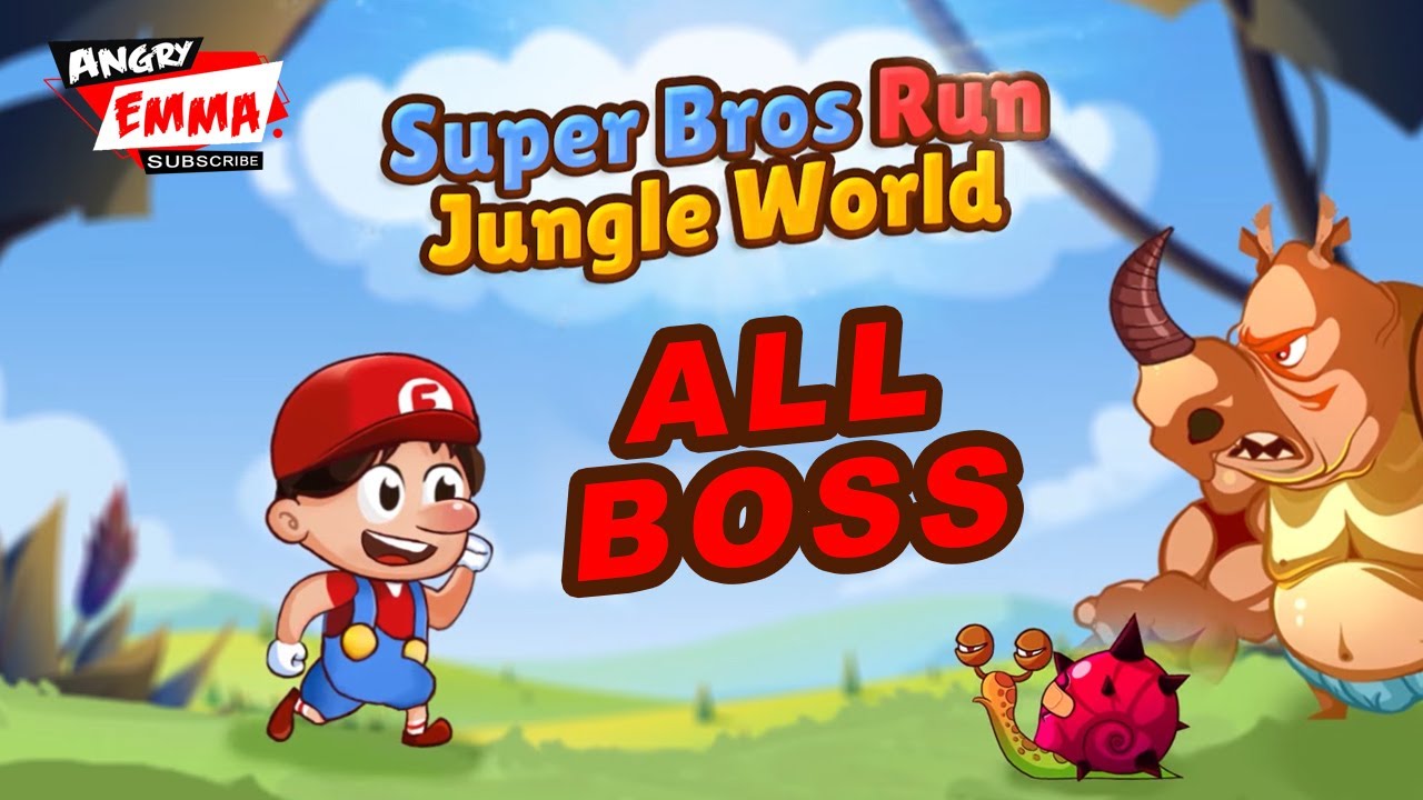 Super Bros Run - ALL BOSSes (Levels 10,20,30,40,50,60,70,80) - YouTube