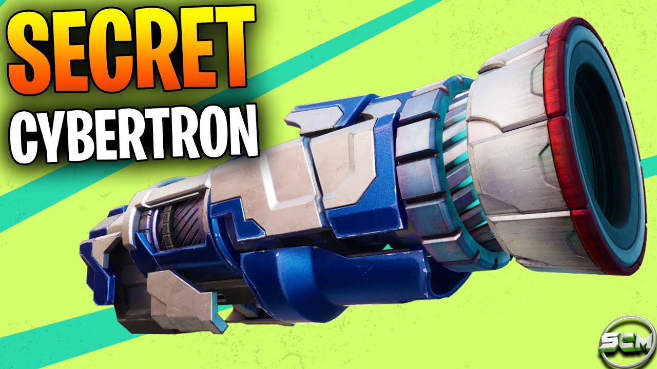 Les SECRET du CANON de CYBERTRON Fortnite - YouTube