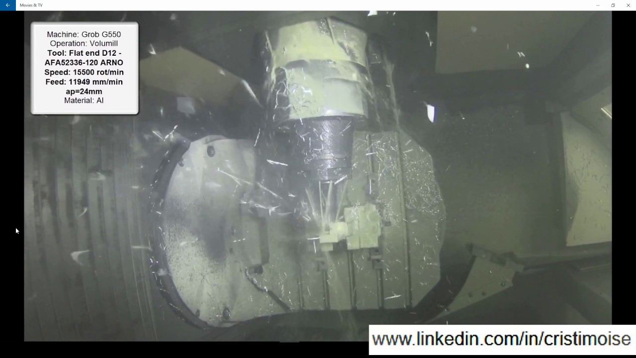 CAMWorks - Airplane machining (Volumill and Virtual Machine) - YouTube