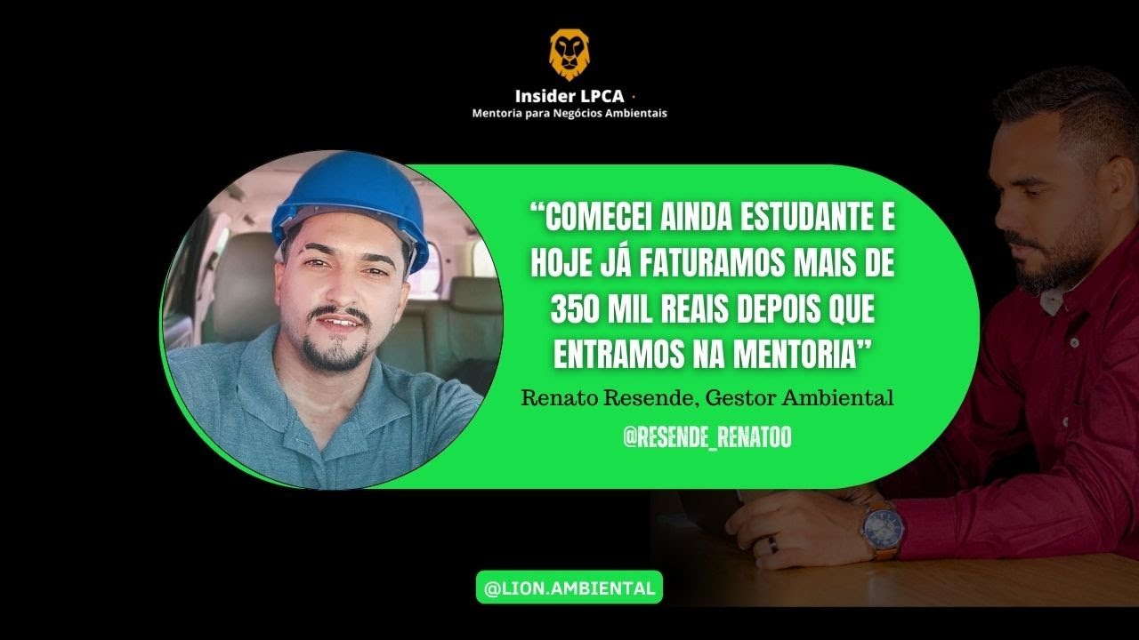 Renato Resende (FATUROU 350 MIL REAIS COM CONSULTORIA AMBIENTAL) - YouTube
