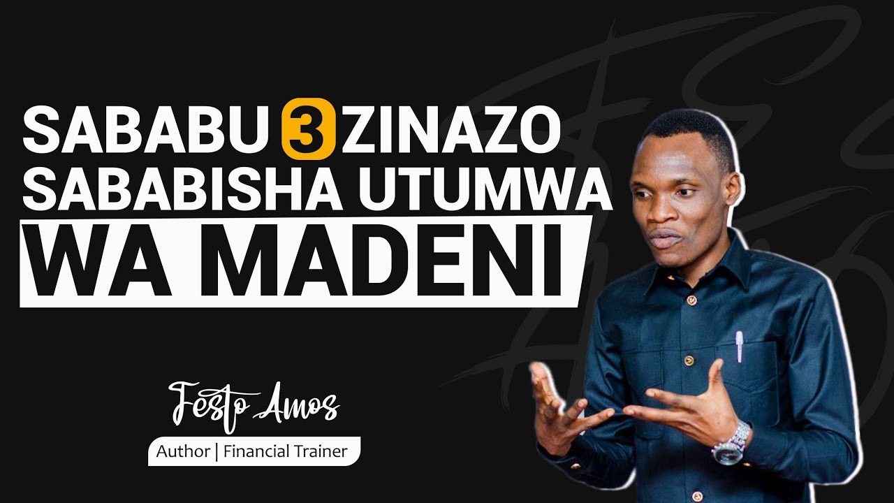 SABABU HIZI ( 3 ) ZIMESABABISHA UTUMWA WA MADENI KWA WATU WENGI SANA ...