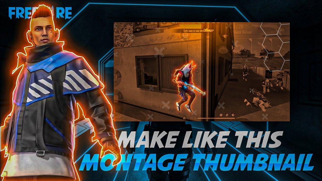 How To Make Montage Preedited Thumbnail |Infinite gfx - YouTube