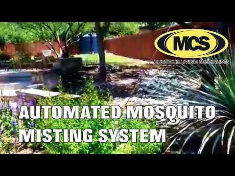 Automated Mosquito/Insect Misting System by MCS Austin - YouTube