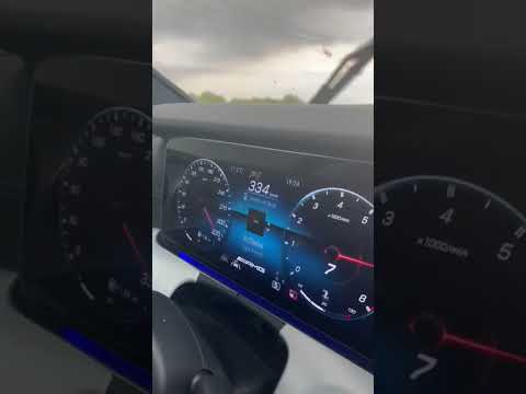 Mercedes AMG 336 KM/H Hız Testi #car #speed #turkey  #mercedes #amg