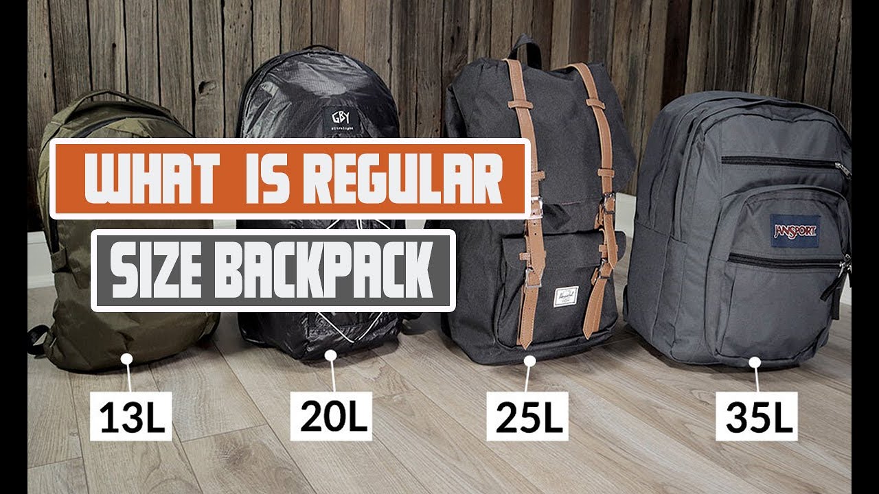 What Size Is A Regular Size Backpack Ultimate Backpack Size Guide
