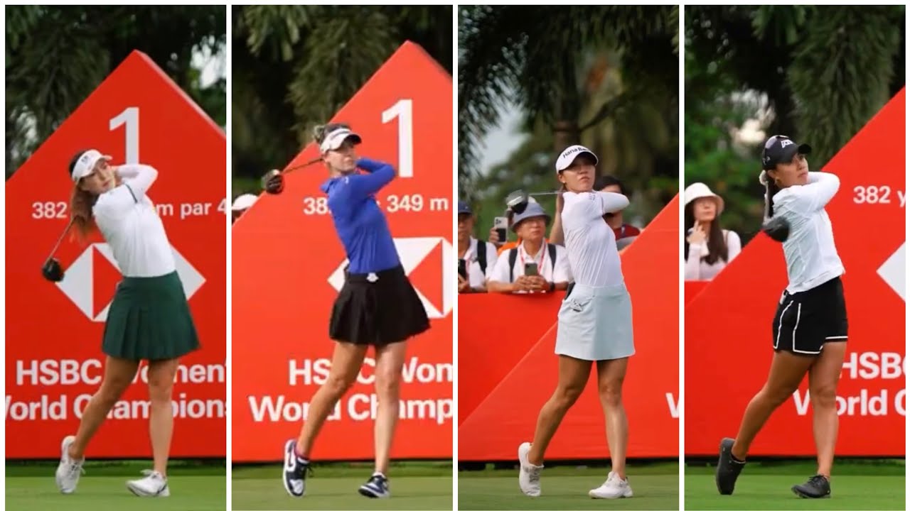 LPGA World Best Golf Swing At HSBC - YouTube