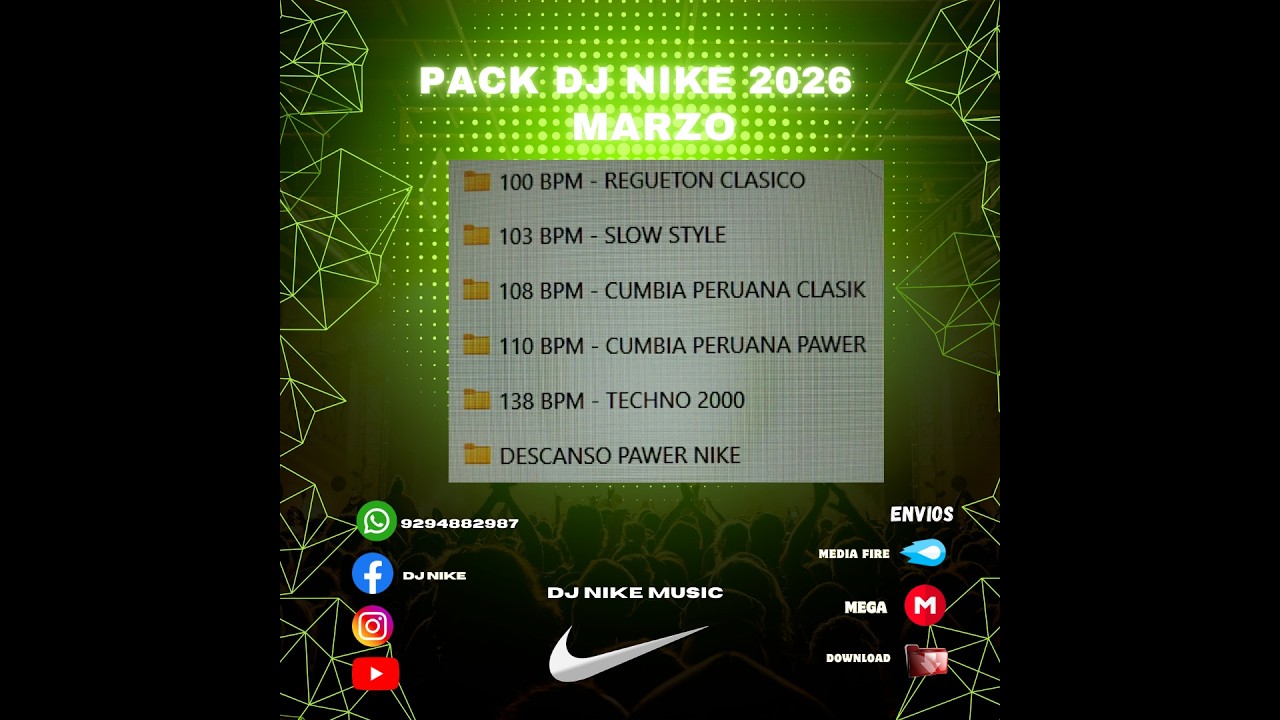 PACK DJ NIKE MUSIC, SLOW STYLE, LENTO VIOLENTO 2026 - YouTube