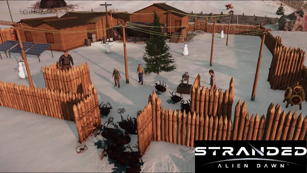 First Turret During Brutal Winter ~ Stranded Alien Dawn - YouTube