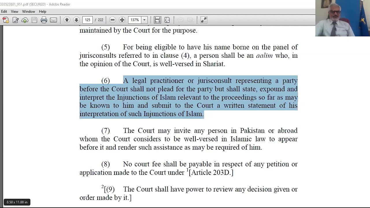 Revision jurisdiction article 203 by Prof. Sardar Riza Ahamad Dogar ...