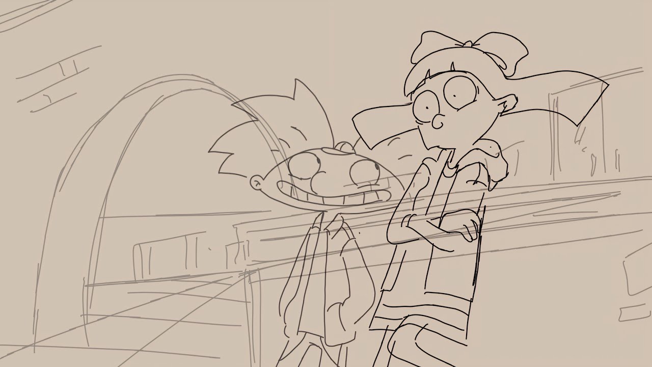 Helga G. Pataki Hangs Out With Arnold Shortman Animation by nebelihood ...