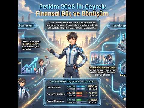 🔴 PETKM 2026-03 Bilanço Analizi | Petkim Petrokimya Holding A.Ş. (Zarar eden Petkim'in kâr illüzy...