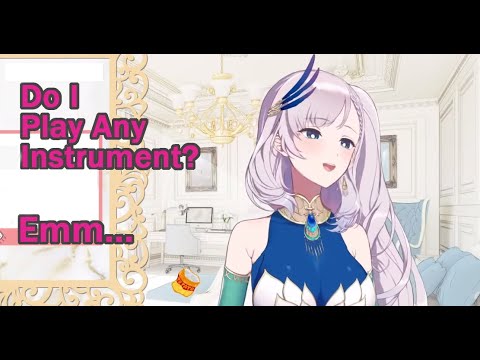 【Vtuber clips】【Pavolia Reine】Do I Play Any Instrument? - YouTube