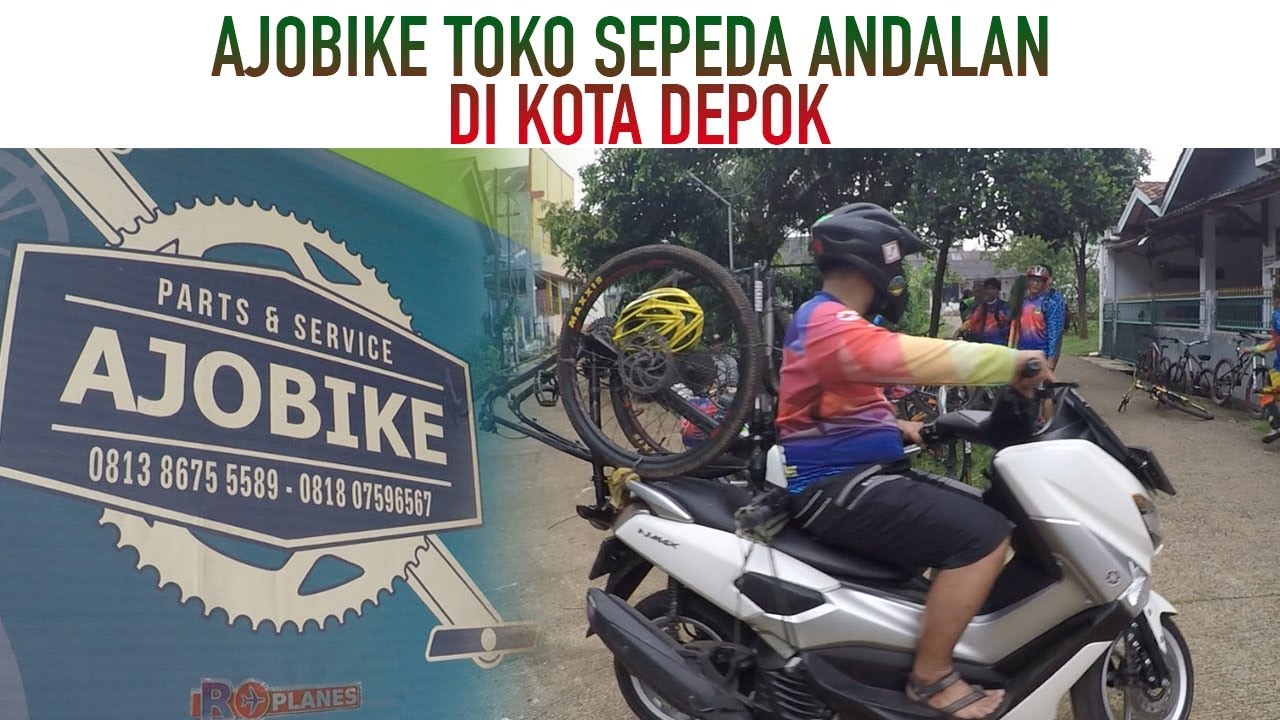 Cara Mudah Loading Sepeda di Sepeda Motor Support by AJOBIKE Bengkel ...