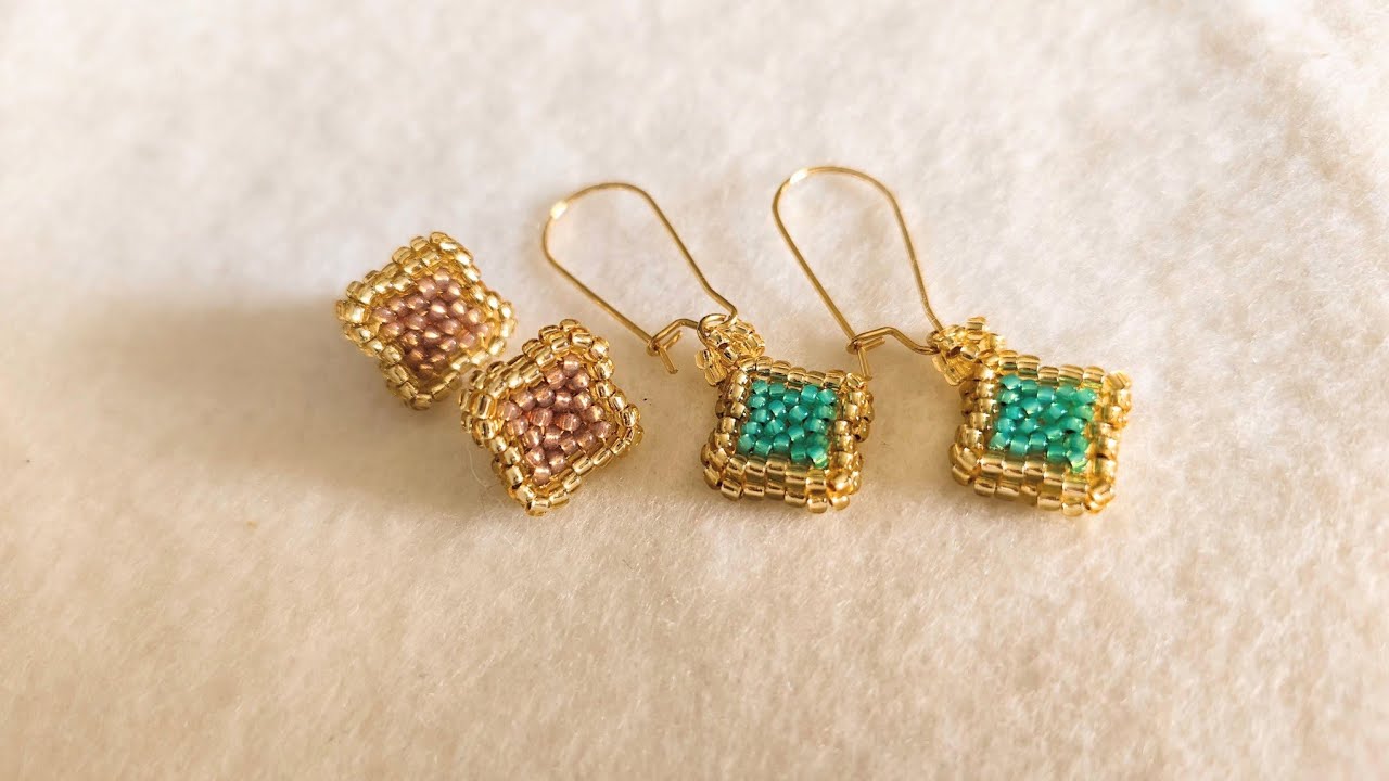 How to make seed bead Clover charm 🍀🤔 | DIY beaded earrings | SS Beads ...