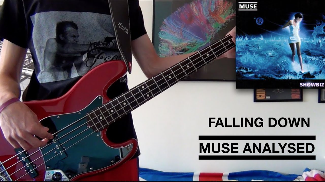 Falling Down - Muse Analysed - Bass Cover - YouTube