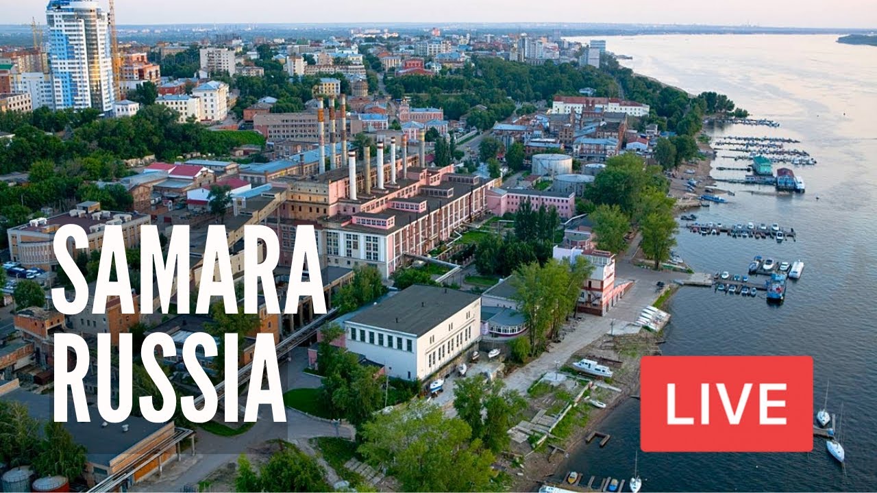 Russia NOW! SAMARA in The Summer 2023. The Streets and Volga River ...