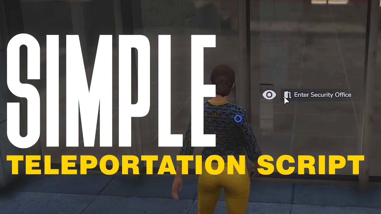Simple Teleportation Script For FiveM | ESX & QBcore - YouTube
