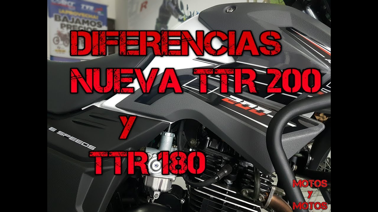 TTR 200 ! Novedades #motosymotos - YouTube