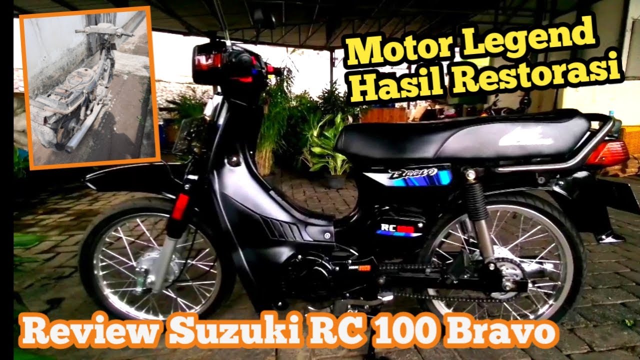 Review Sepeda Motor Suzuki RC 100 Bravo Motor Legend Menolak Punah ...