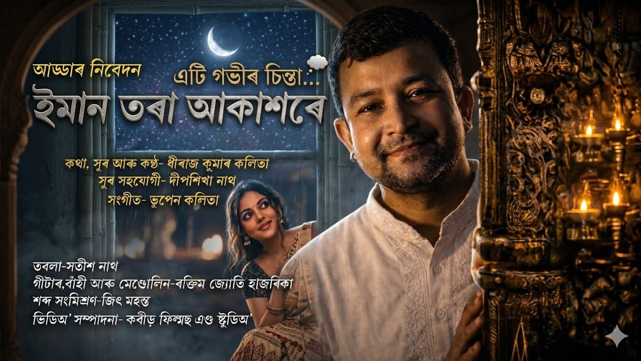 ইমান তৰা আকাশৰে || Eman Tora Akaxore || Assamese Song || Dhiraj Kumar ...