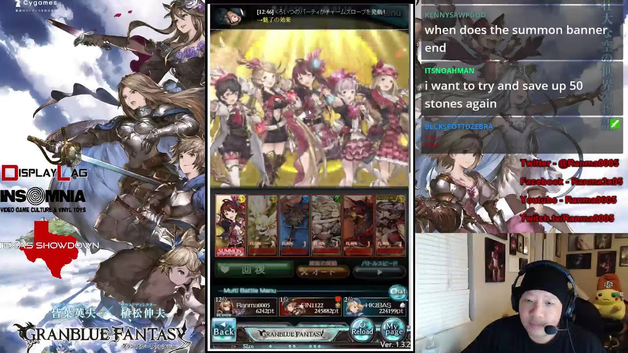 GranBlue Fantasy - GranBlue Monday stream 3/21/16 - End of IdolMaster ...