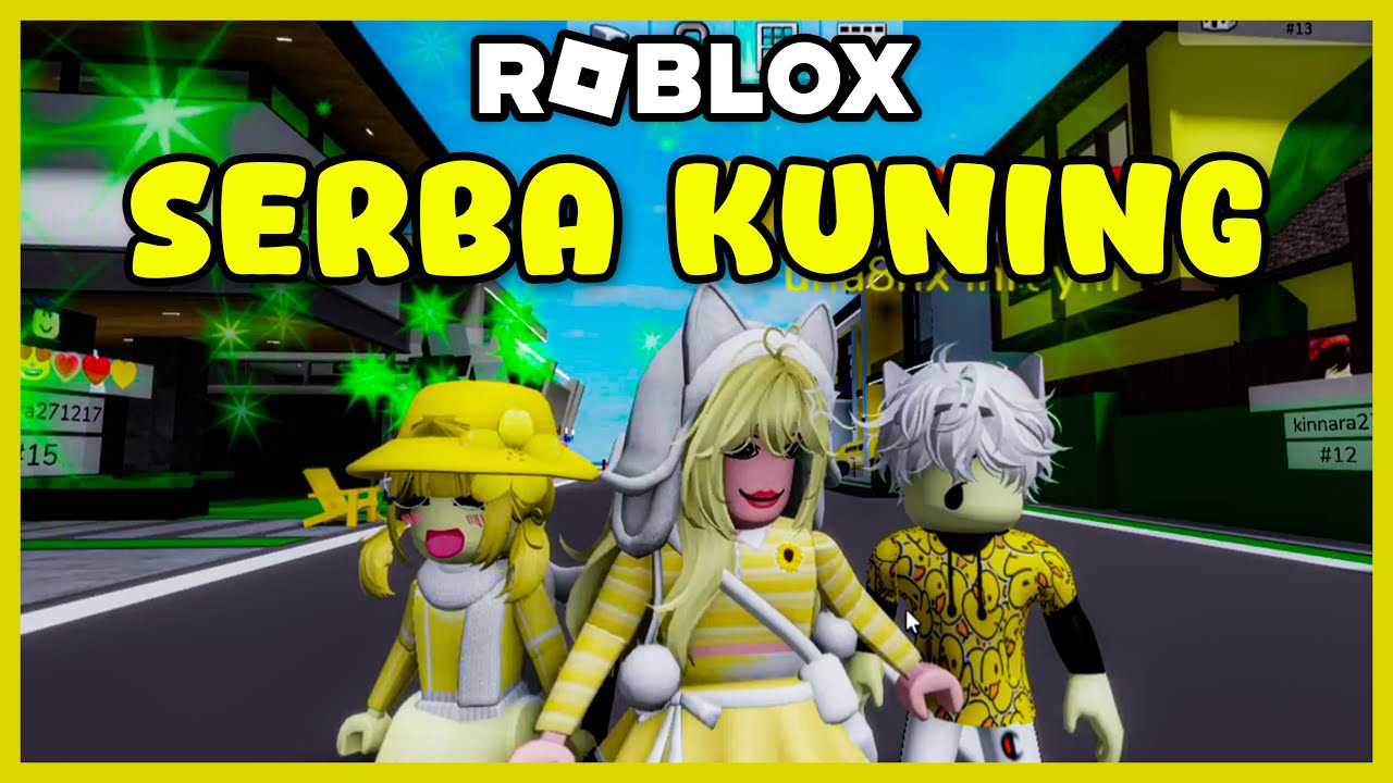 SERBA KUNING DI ROBLOX.. - YouTube