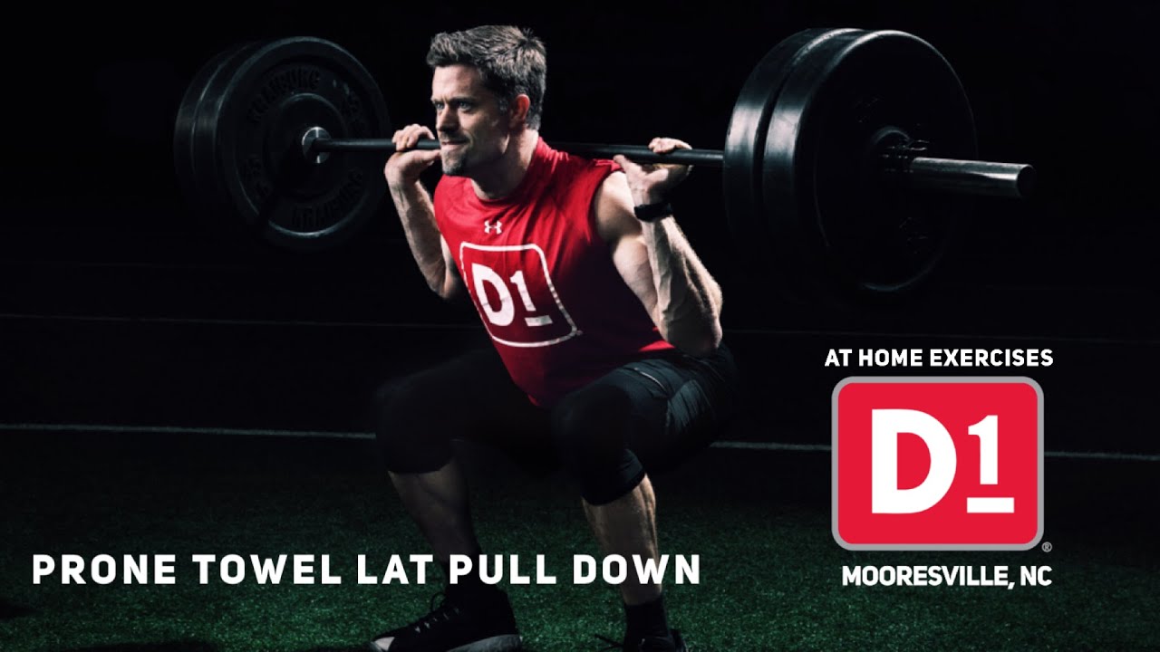 Prone Towel Lat Pulldown - YouTube