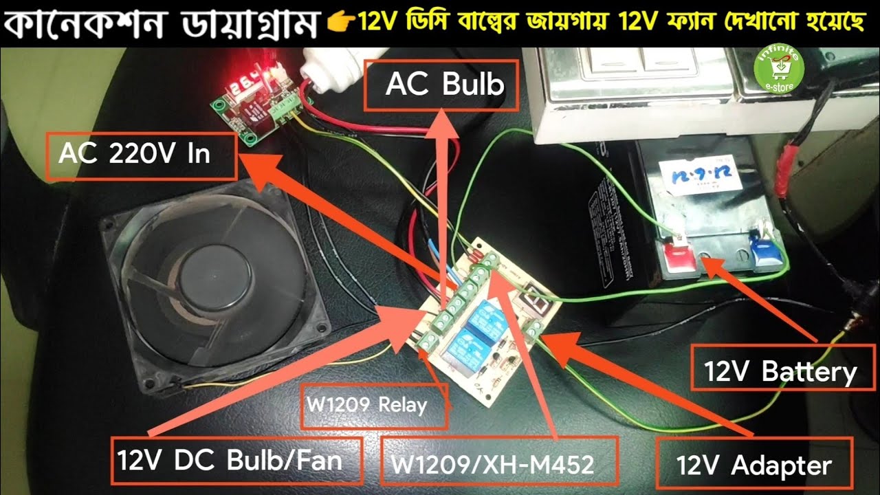 Incubator AC DC Line Charger | LED Display | AC 220V | For 12V Load ...