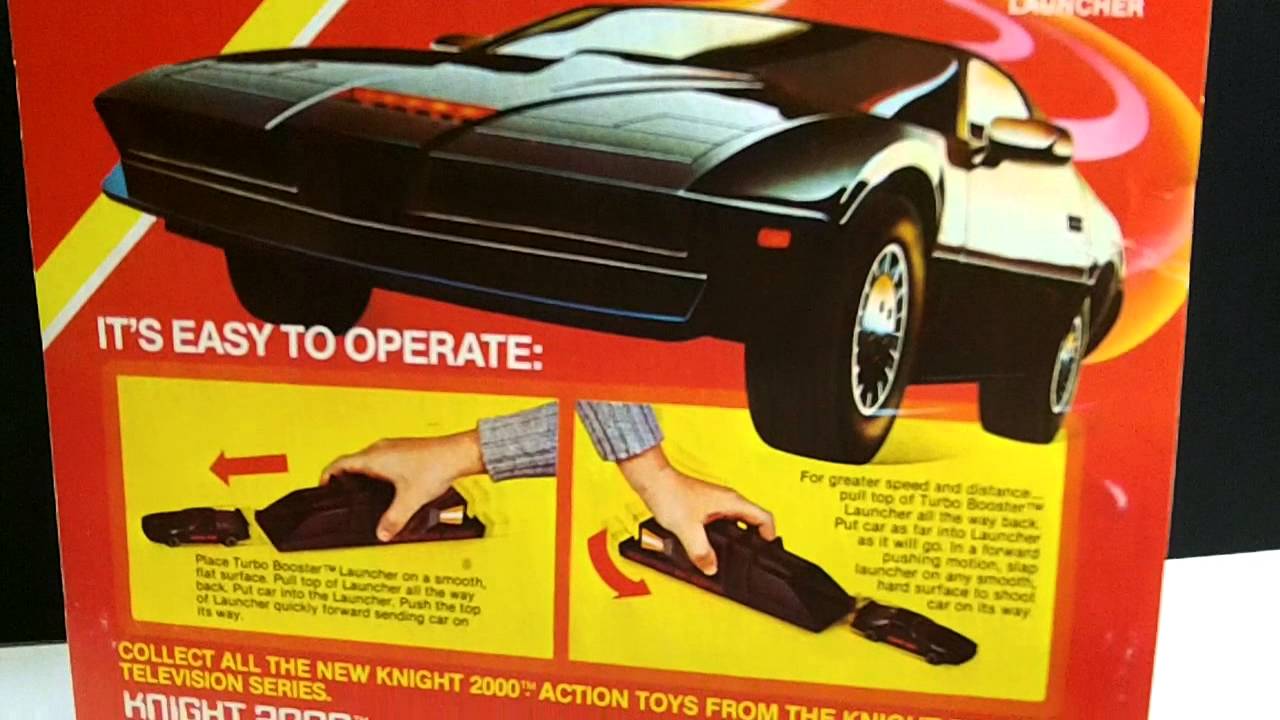 Vintage Knight 2000 diecast car with Knight 2000 Turbo Booster KITT ...