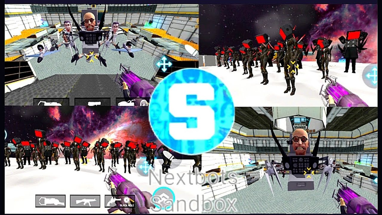 skibidi toilet nextbot femily in G mod| titan TV Man vs Mega Super ...