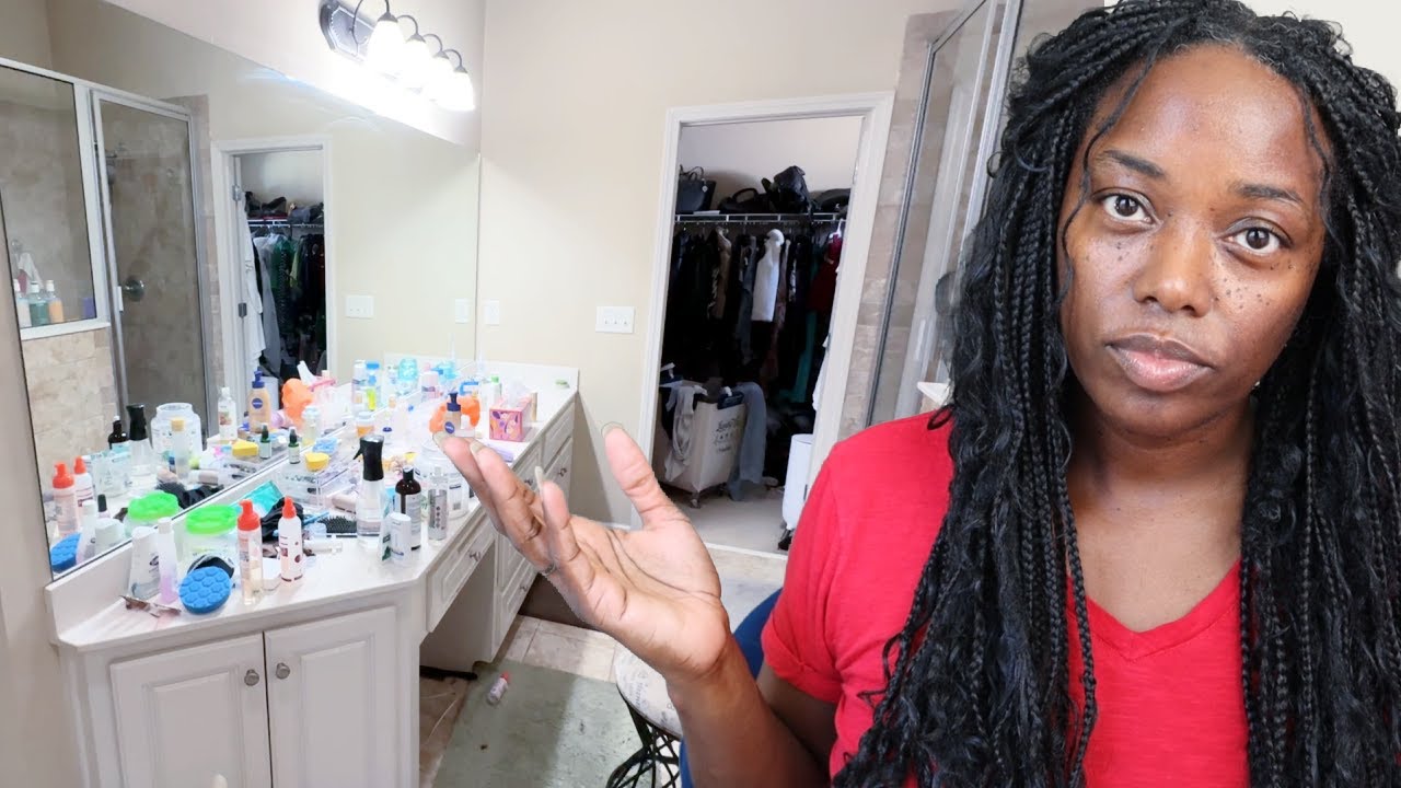 Decluttering an overwhelming space: Here's what I do - YouTube