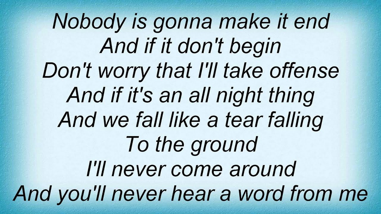 Temple Of The Dog - All Night Thing Lyrics - YouTube