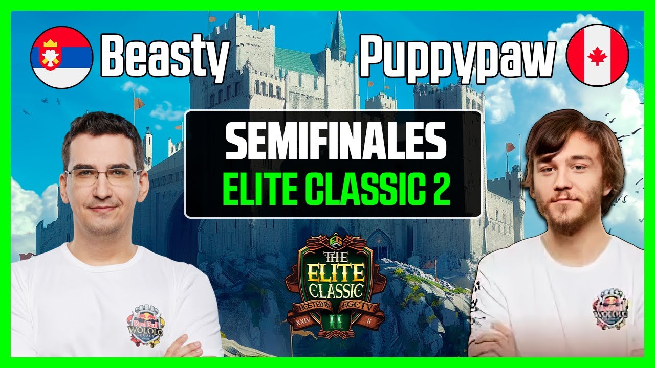 BEASTY vs PUPPYPAW | Semifinales | ELITE CLASSIC 2 | Age of Empires 4 ...