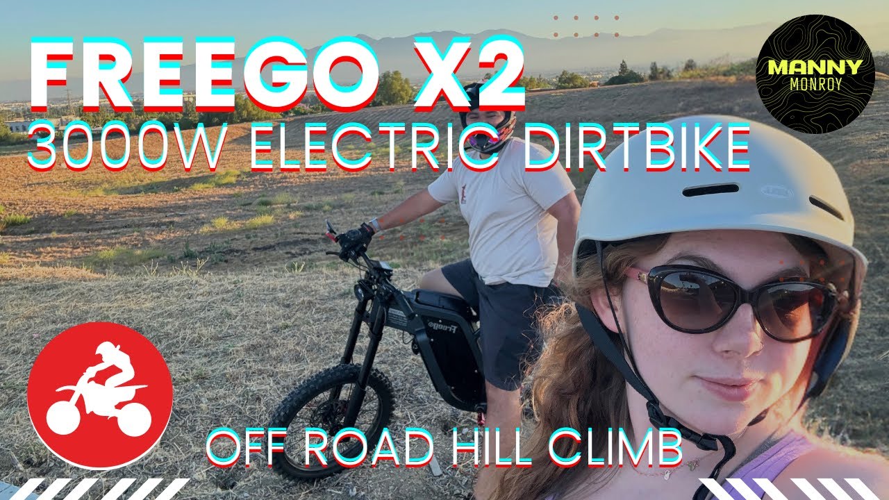 Freego X2 Electric Dirtbike 1 Month Later | Off Road Dirt Hill Climb ...