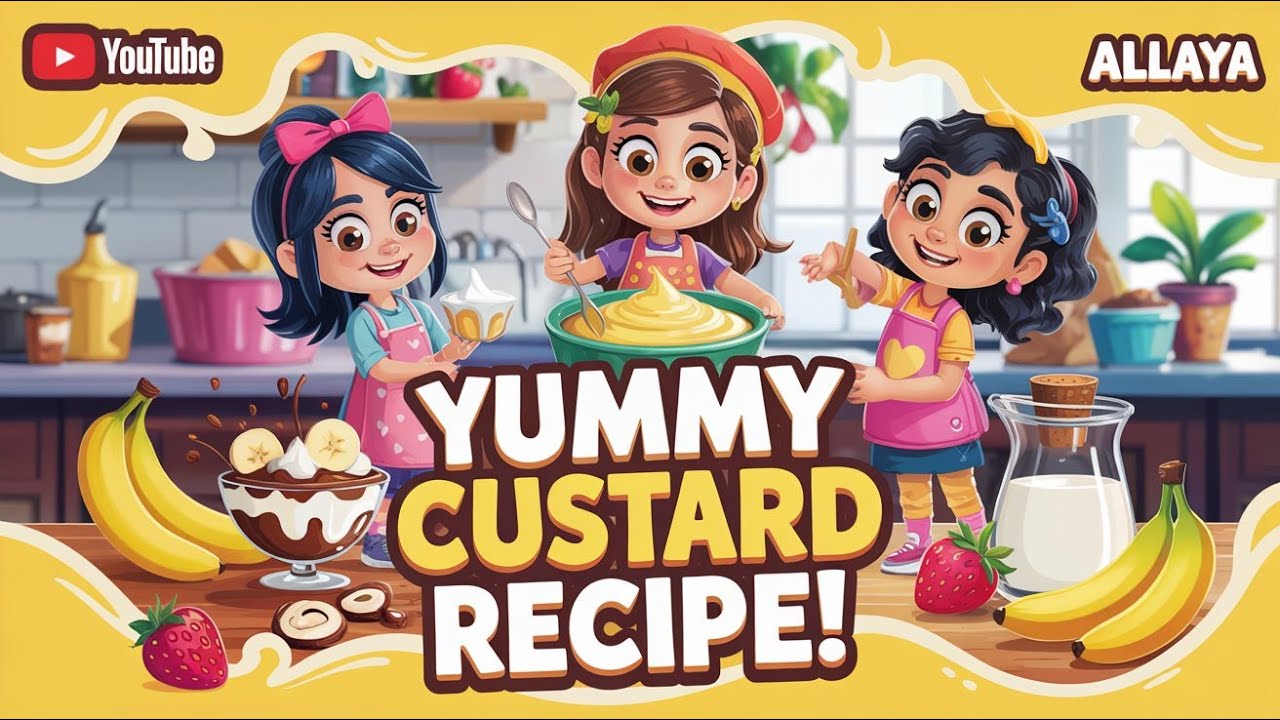 DIY Custard for Kids – Sweet & Simple Treat! - YouTube