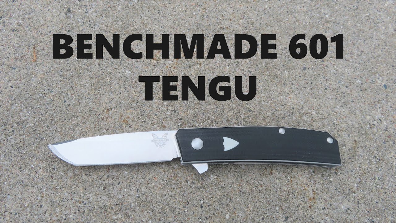 BENCHMADE 601 TENGU POCKET KNIFE - YouTube