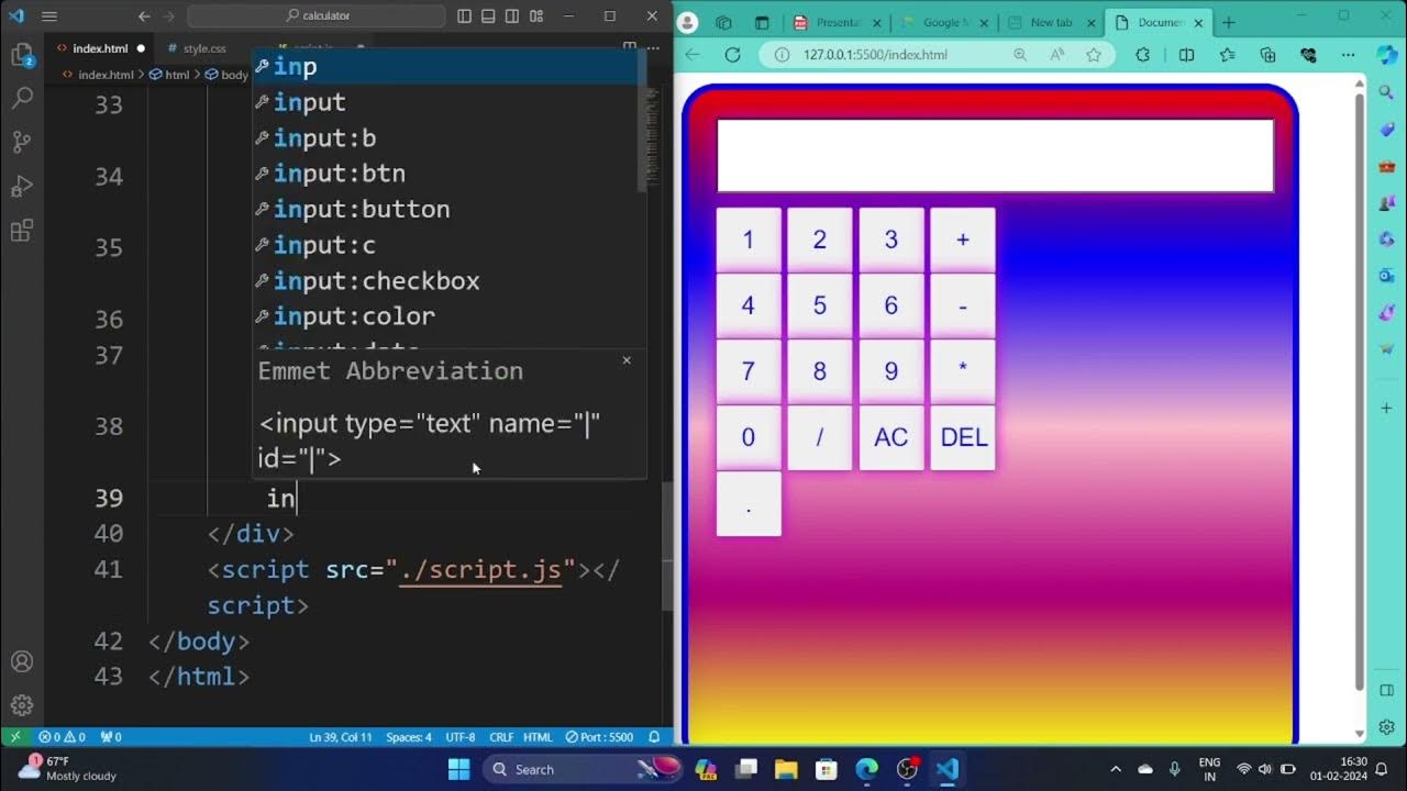 "Build a Functional Calculator with HTML, CSS, and JavaScript ...