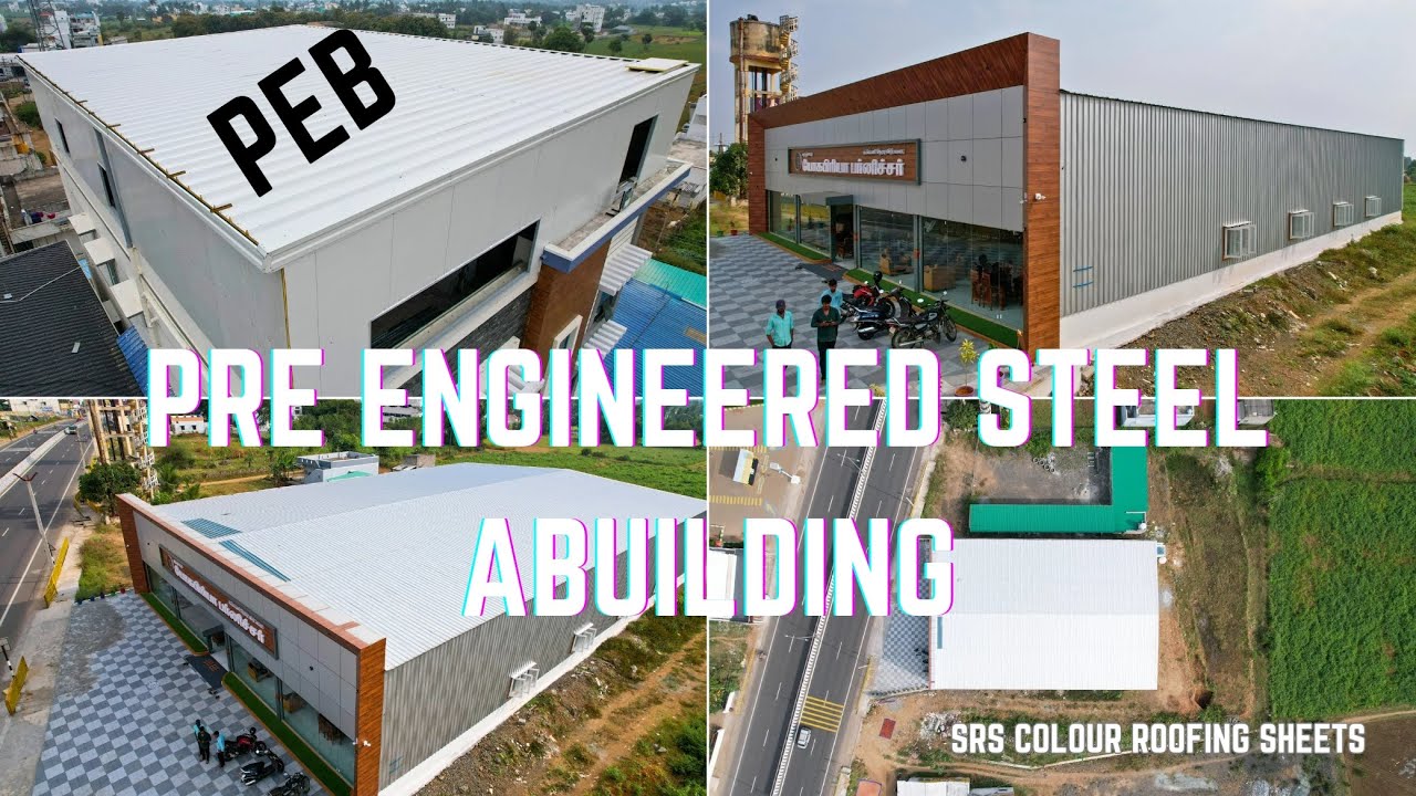 PEB Building , steel structure construction || SRS Colour Roofing ...