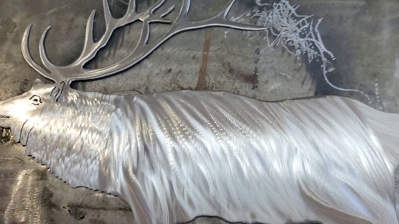 Plasma cut elk part 2 - YouTube