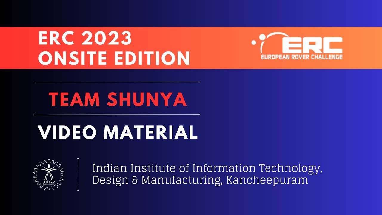 Team Shunya | ERC 2023 OnSite Edition | Video Material - YouTube