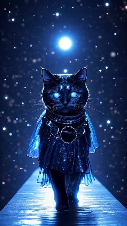 My Black Cat Is a Supermodel Now! #cats #magic #cat #viralvideo #shorts ...