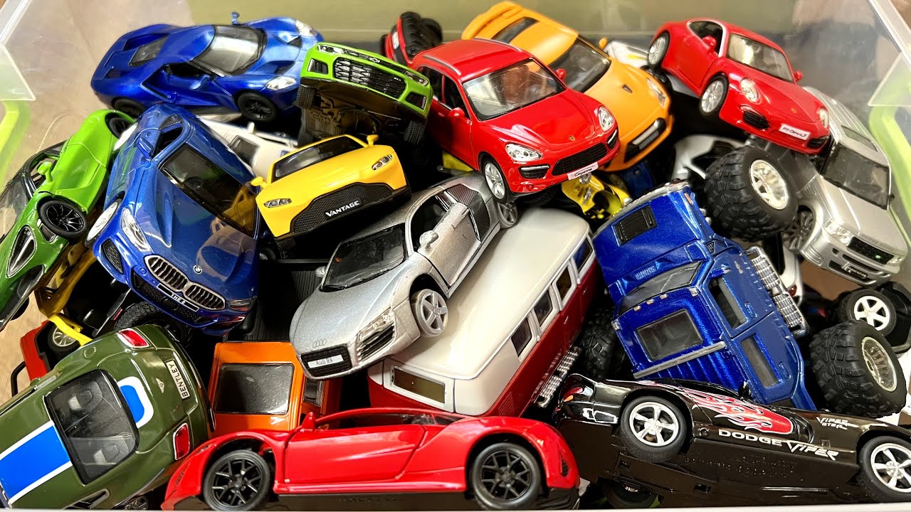 Learn Brand and Color of Diecast Model Cars | Box Full of Toy cars ...