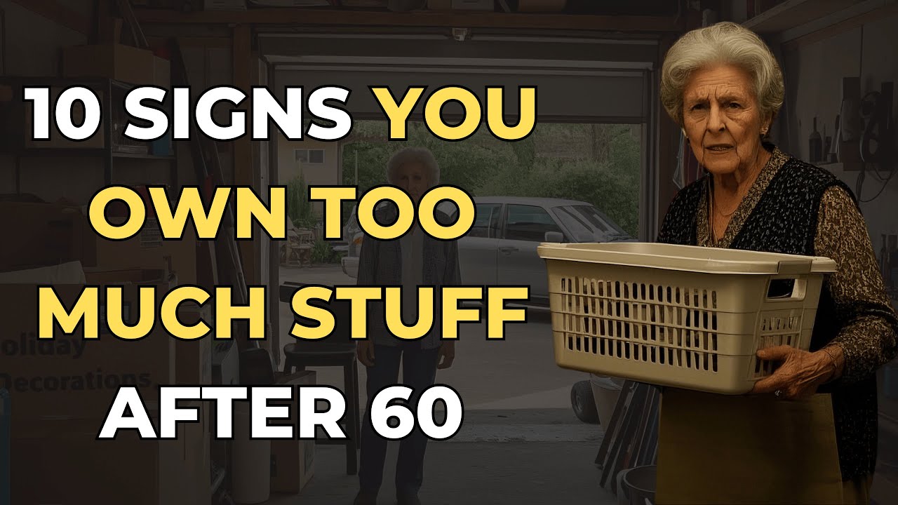 10 Signs You Own Too Much Stuff After 60 - YouTube