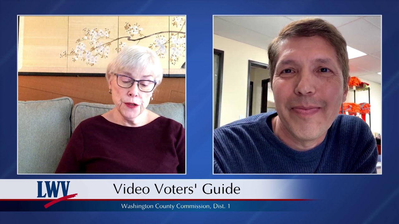Video Voters Guide: Washington County Commission, Dist. 1 | Manuel ...