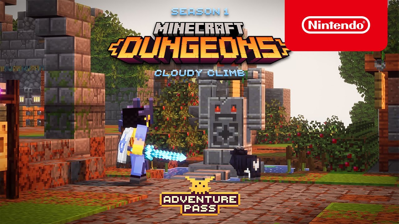 Minecraft Dungeons: Cloudy Climb Adventure Pass - Nintendo Switch - YouTube