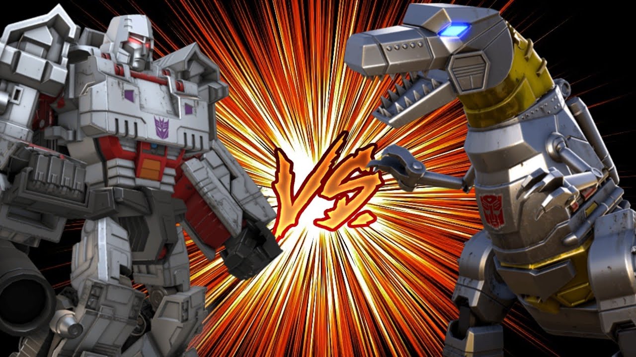 Single Fight 3 - Transformers Forged To Fight (Megatron G1 vs Grimlock ...