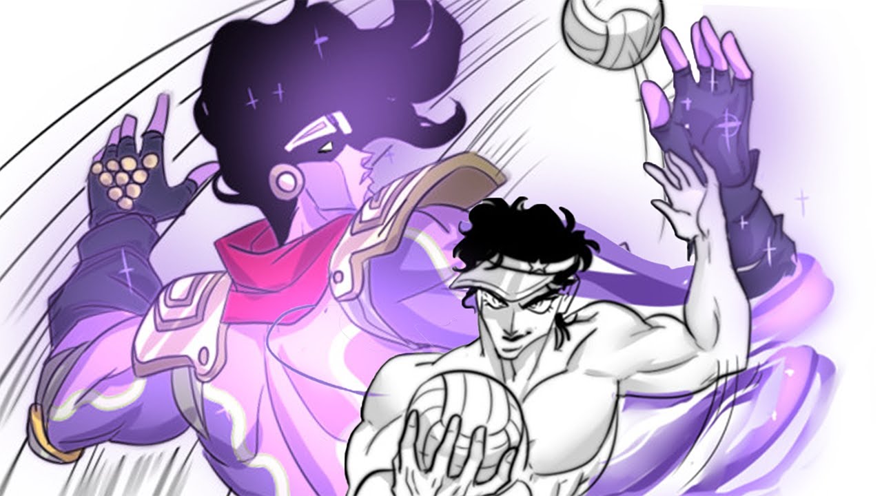 JOJO Volleyball (JOJO comic dub) - YouTube
