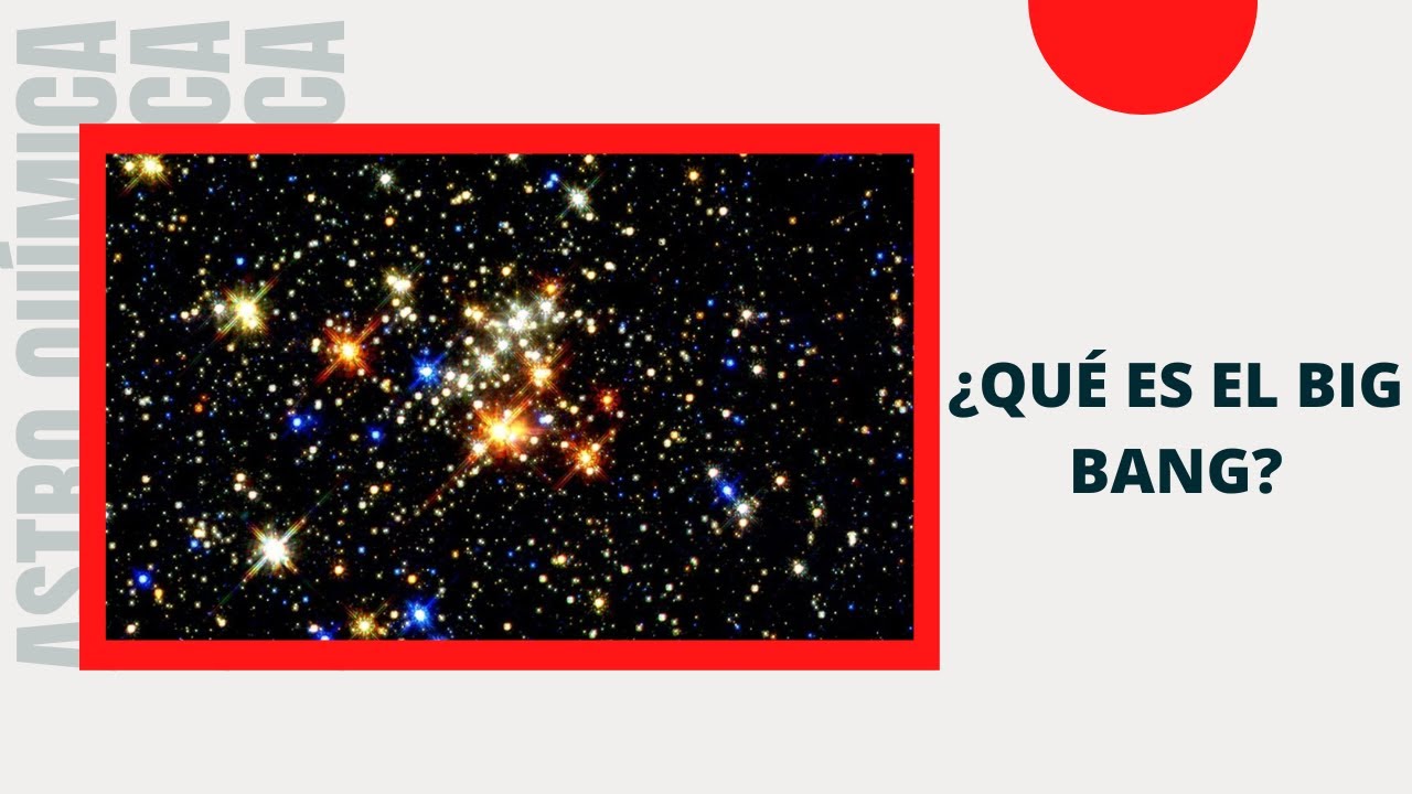 ¿Qué es el Big Bang? | Semana de la AstroQuímica 2022 - YouTube