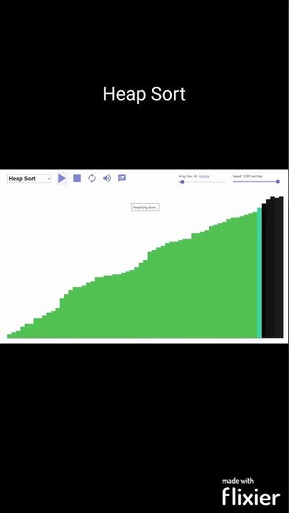 Heap Sort Visualizer Youtube